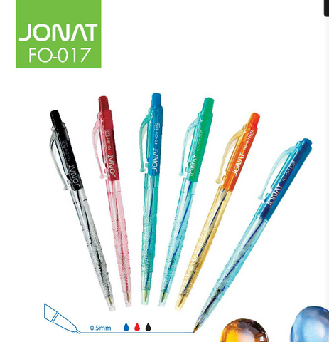 Ballpoint Pen Plastic Pen: FlexOffice Jonat FO-017 | B2Brazil